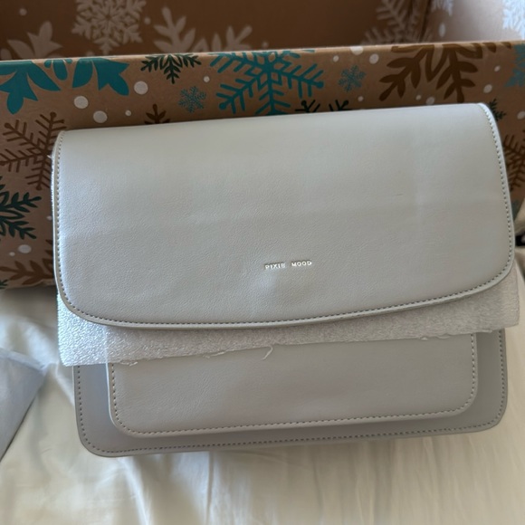 Pixie Mood | Bags | Pixie Mood Zoe Crossbody Grey Purse Vegan Leather Nwt | Poshmark